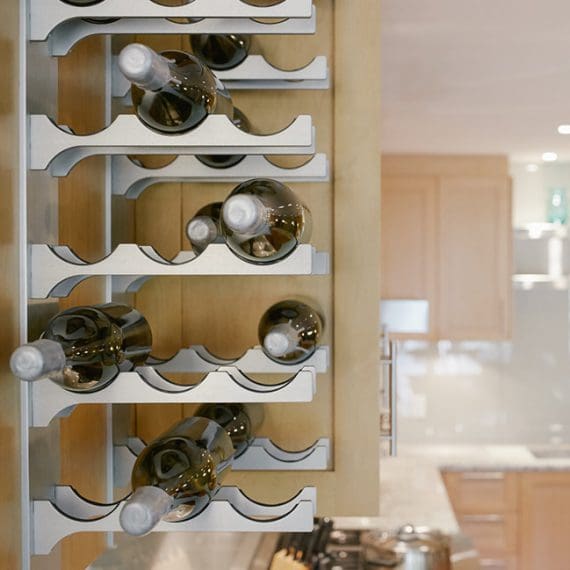 Classic Series Bottle - Custom Bottle Wall Mounted Racks & Posts